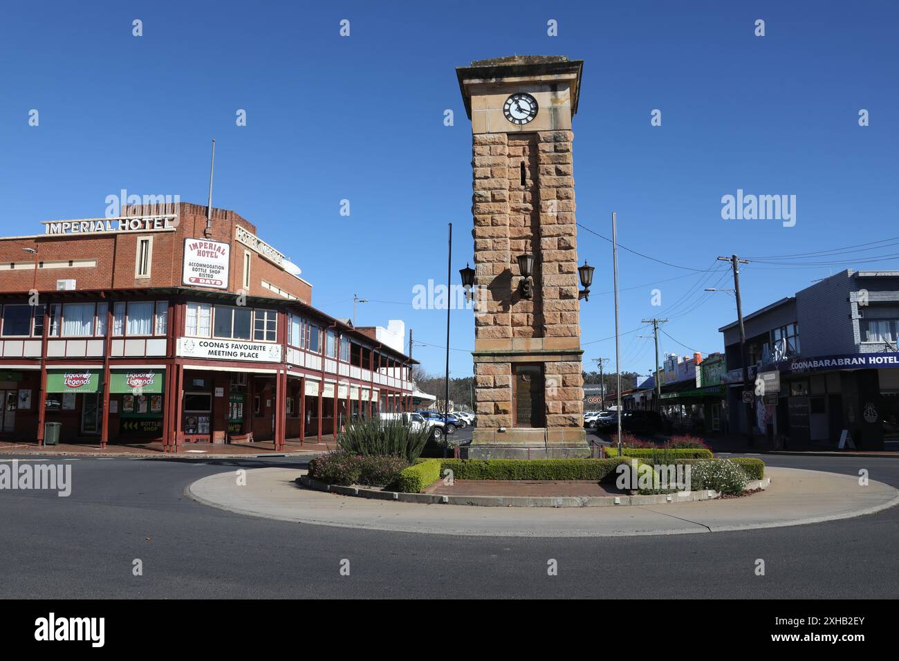 Coonabarabran War Memorial Clock Tower, Coonabarabran, NSW, Australia ...