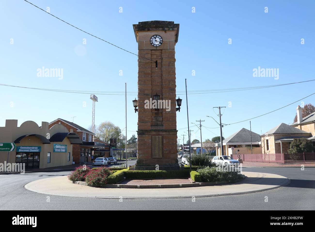 Coonabarabran War Memorial Clock Tower, Coonabarabran, NSW, Australia ...