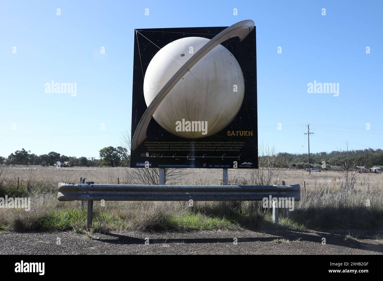 Saturn, Virtual Solar System, Warrumbungles Way between Coonabarabran ...