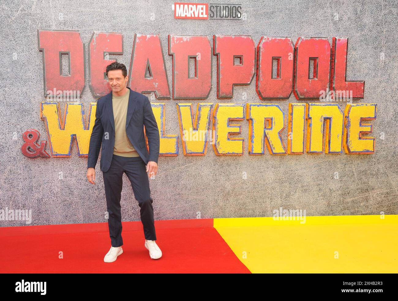 Hugh Jackman at the "Deadpool & Wolverine" VIP sneak peek preview ...