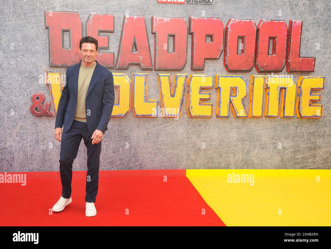 Hugh Jackman at the "Deadpool & Wolverine" VIP sneak peek preview ...