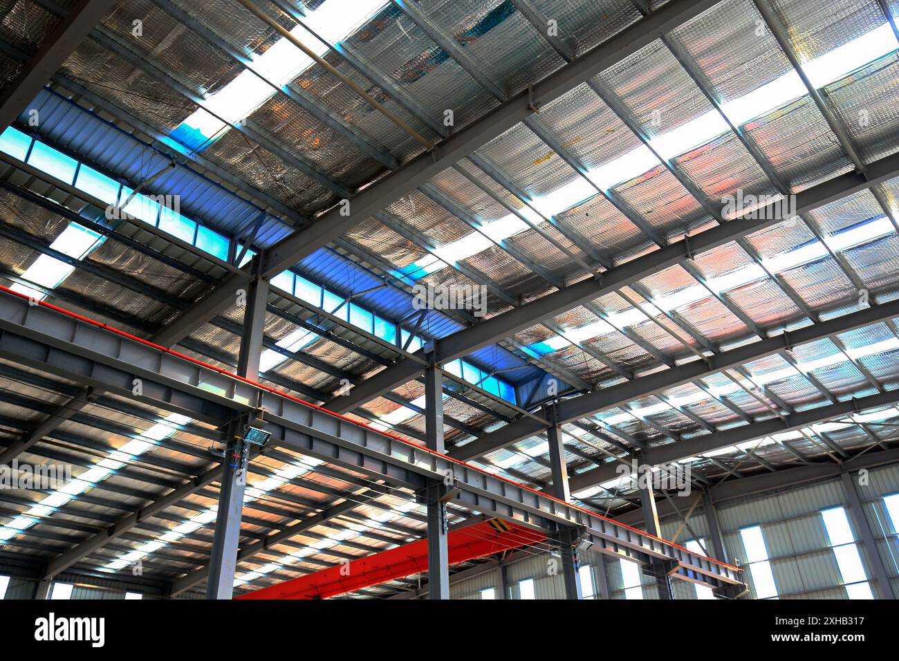 Steel structure building Stock Photo - Alamy