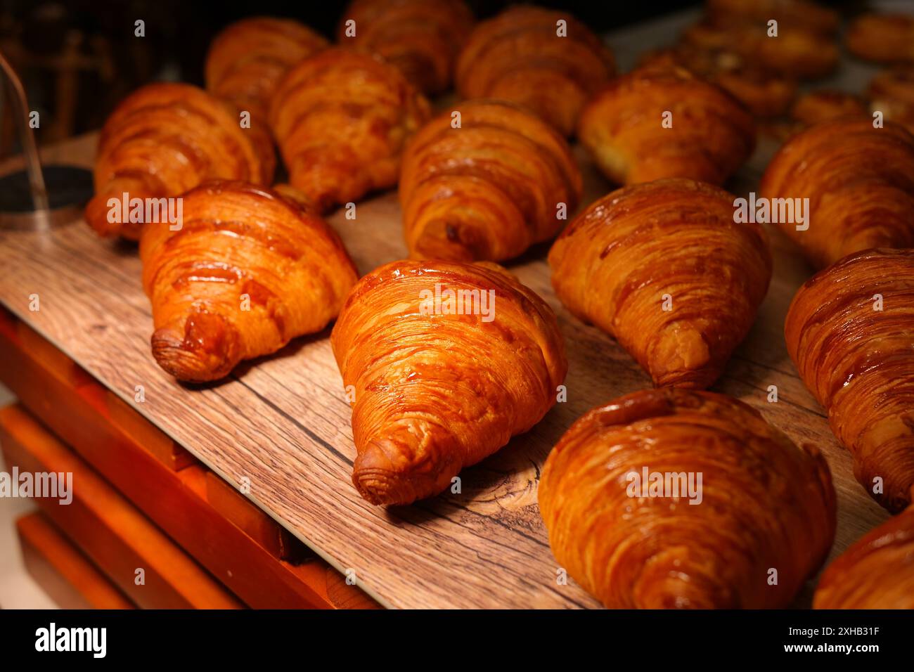 Display of croissants hi-res stock photography and images - Alamy