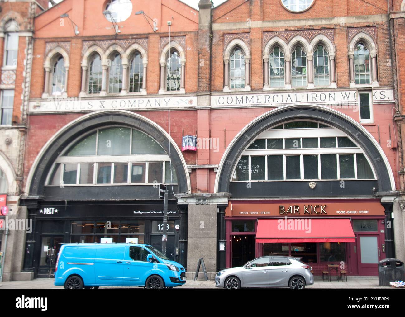 London's Changing - Wells and Company Commercial Iron Works with modern ...