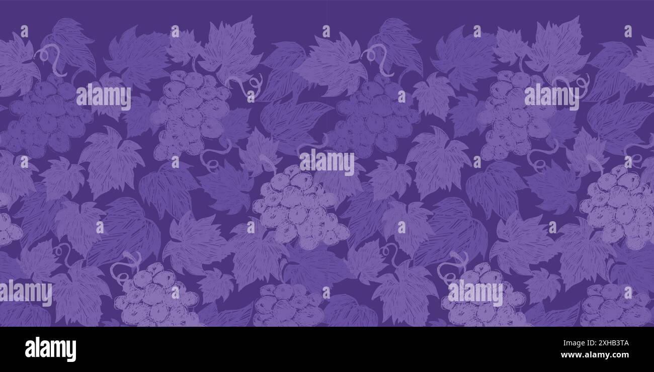 Grape vine border hi-res stock photography and images - Alamy