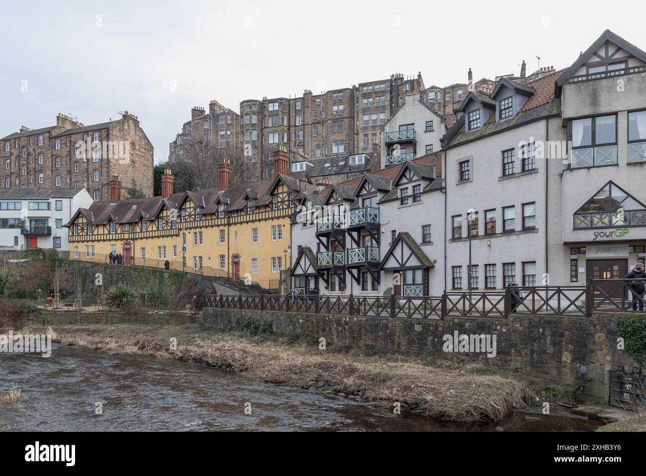 Edinburgh, Scotland - Jan 16, 2024 - Hawthorn Buildings is a ...