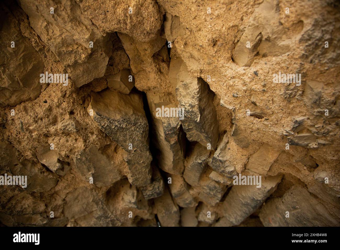 Antique arched stonework fortress window Stock Photo - Alamy