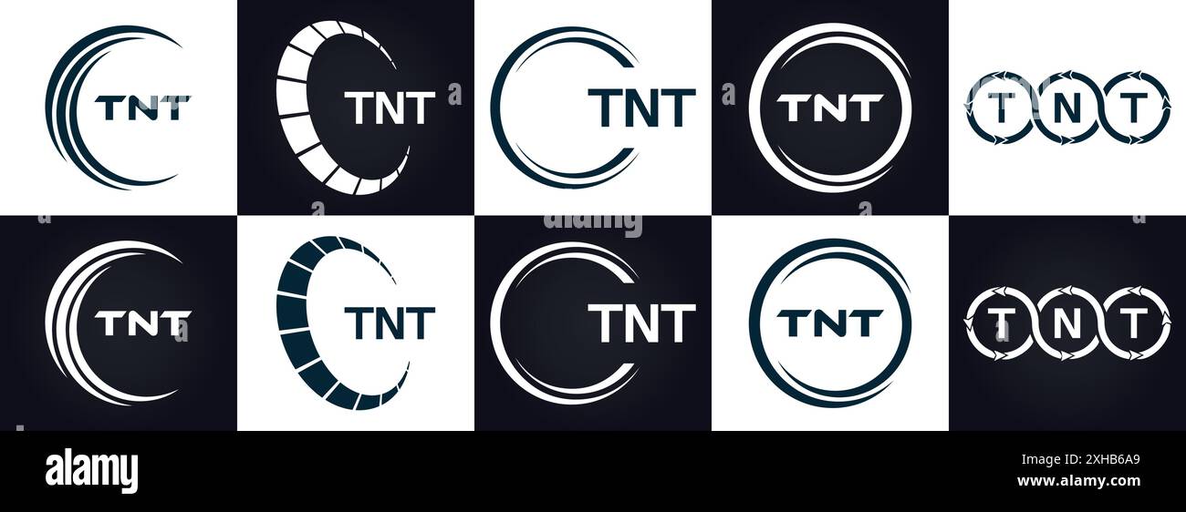 TNT logo. T N T design. White TNT letter. TNT, T N T letter logo design ...