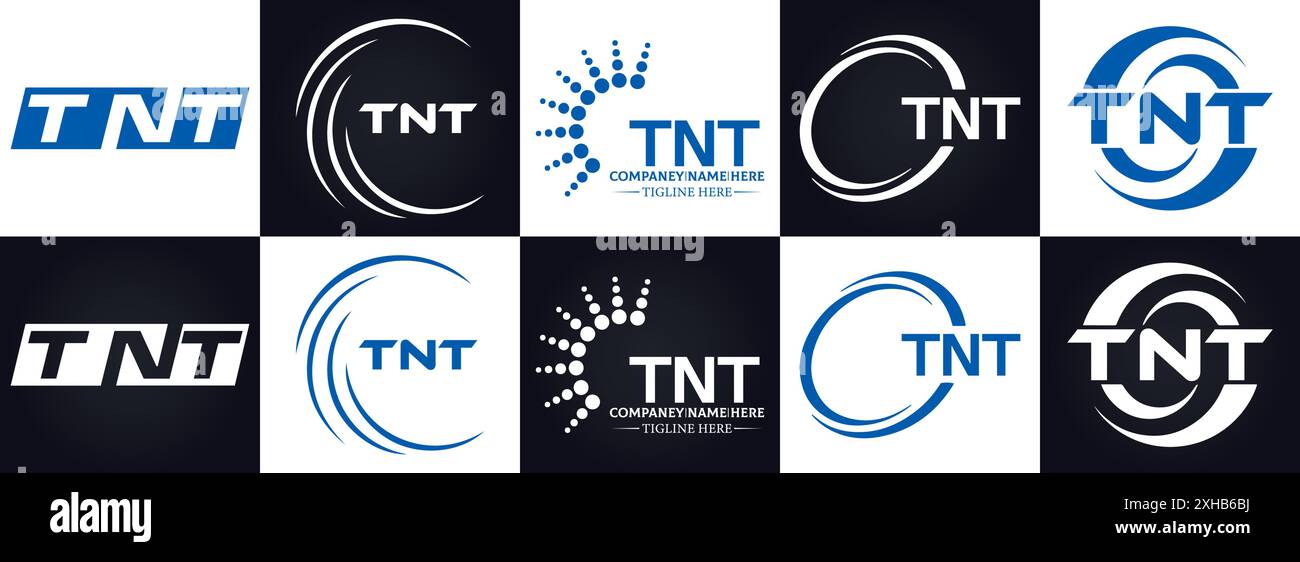 TNT logo. T N T design. White TNT letter. TNT, T N T letter logo design ...