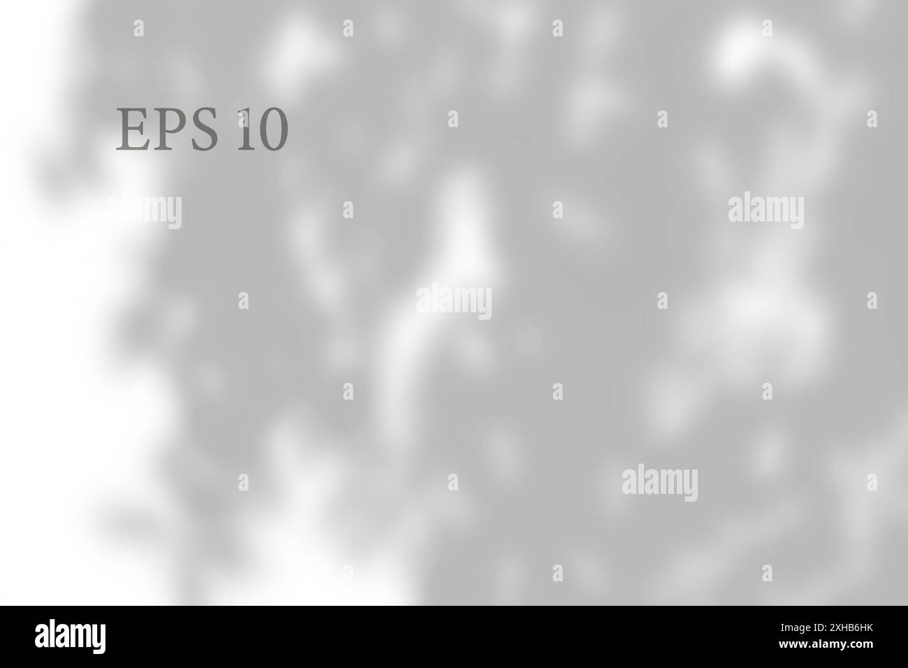 Transparent natural plant shadow. Light effect overlay. Mesh grid ...