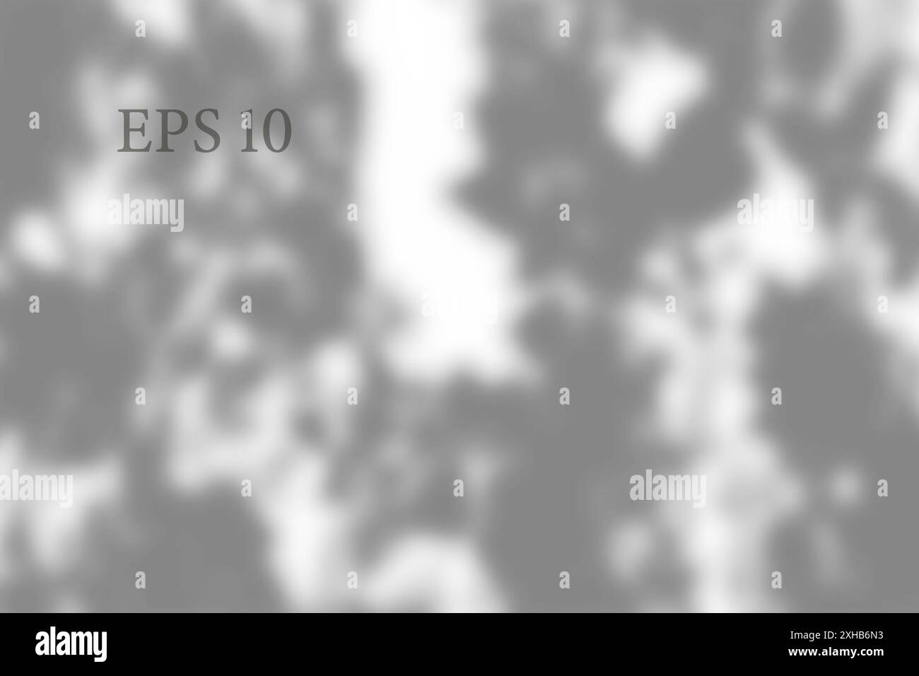 Transparent natural plant shadow. Light effect overlay. Mesh grid ...