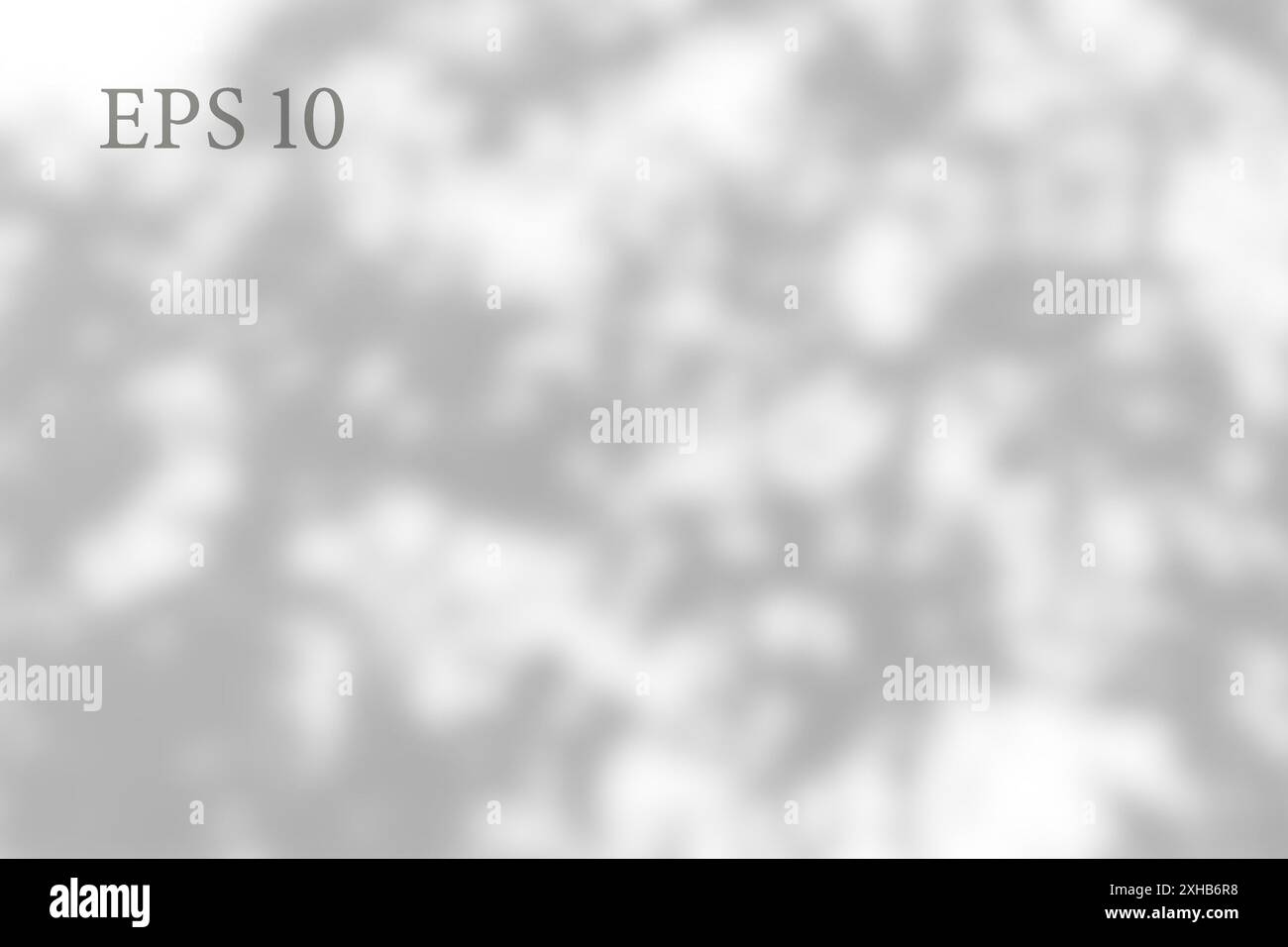 Transparent natural plant shadow. Light effect overlay. Mesh grid ...