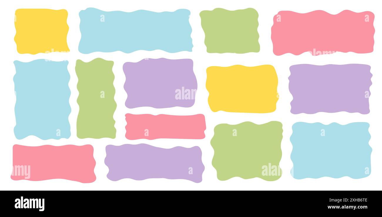 Set rectangle and square paper quote frames, quote text box, empty form ...