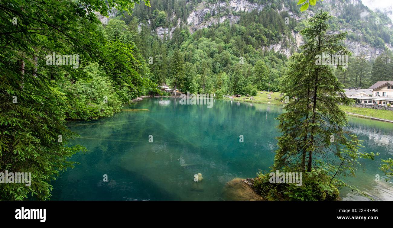 Blue lake blausee lake switzerland hi-res stock photography and images ...