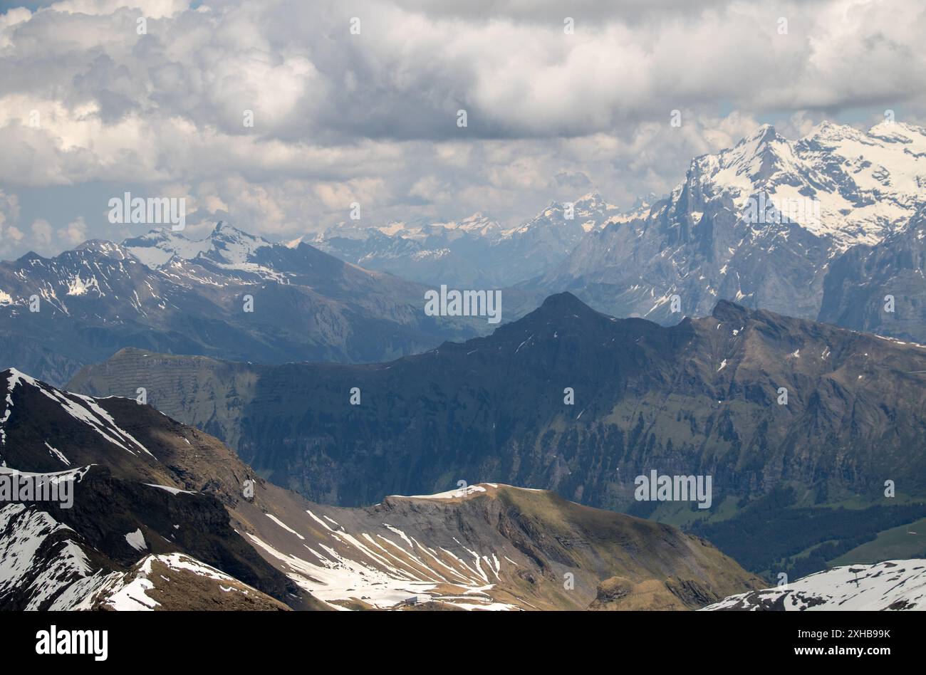 Eiger and Mountains, Switzerland Stock Photo - Alamy