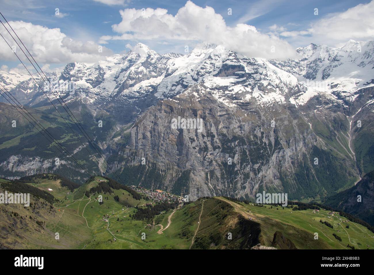 Eiger and Mountains, Switzerland Stock Photo - Alamy