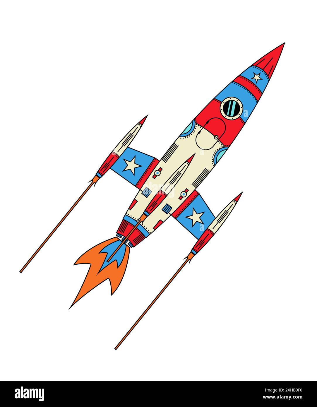 Space rocket Cut Out Stock Images & Pictures - Alamy