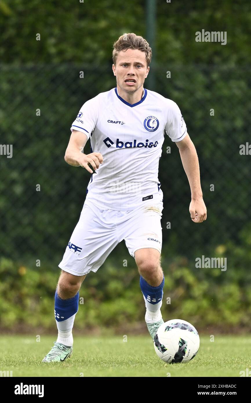Westerlo, Belgium. 13th July, 2024. Gent's Matisse Samoise pictured ...