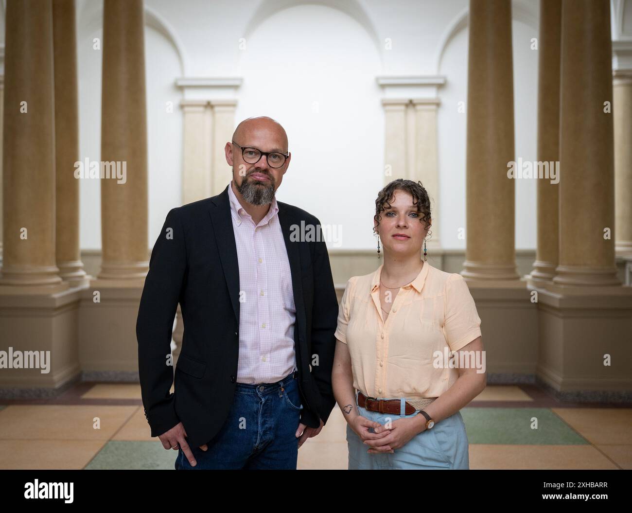 Berlin, Germany. 11th July, 2024. Anne Helm and Tobias Schulze, leaders ...