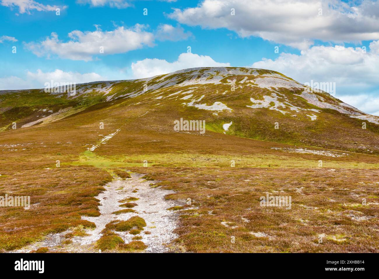 The munro mountain of Carn A Gheoidh, one of the Cairnwell Munros at ...