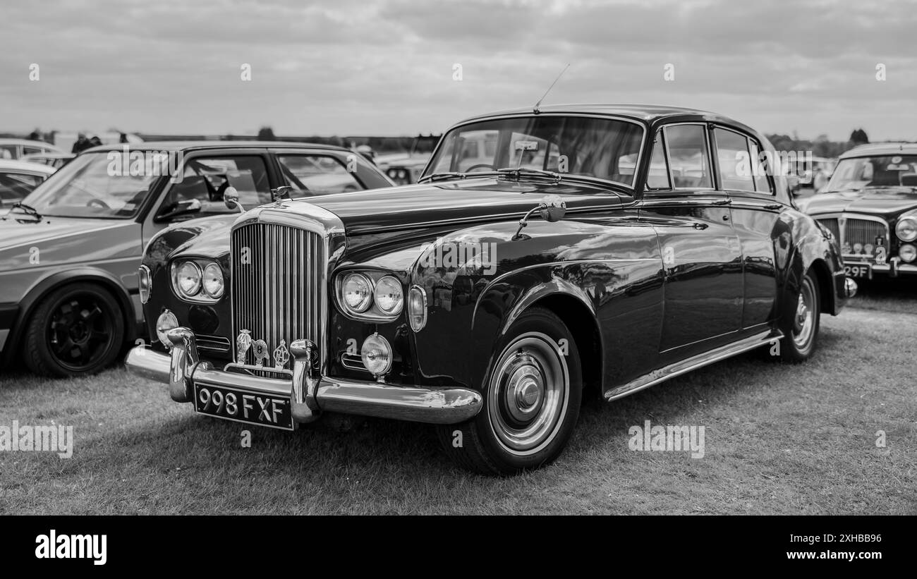1963 Bentley S3, on display at the April Scramble held at the Bicester ...