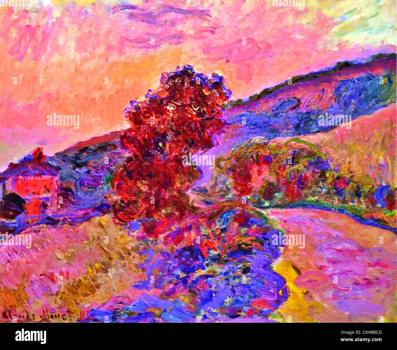 Monet painting Stock Vector Images - Alamy