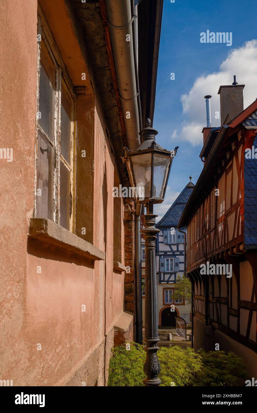 The old town of Aschaffenburg in Germany Stock Photo - Alamy