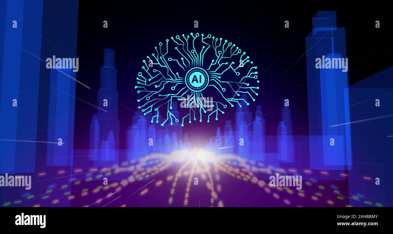 Concept of future digital transformation hi-res stock photography and ...