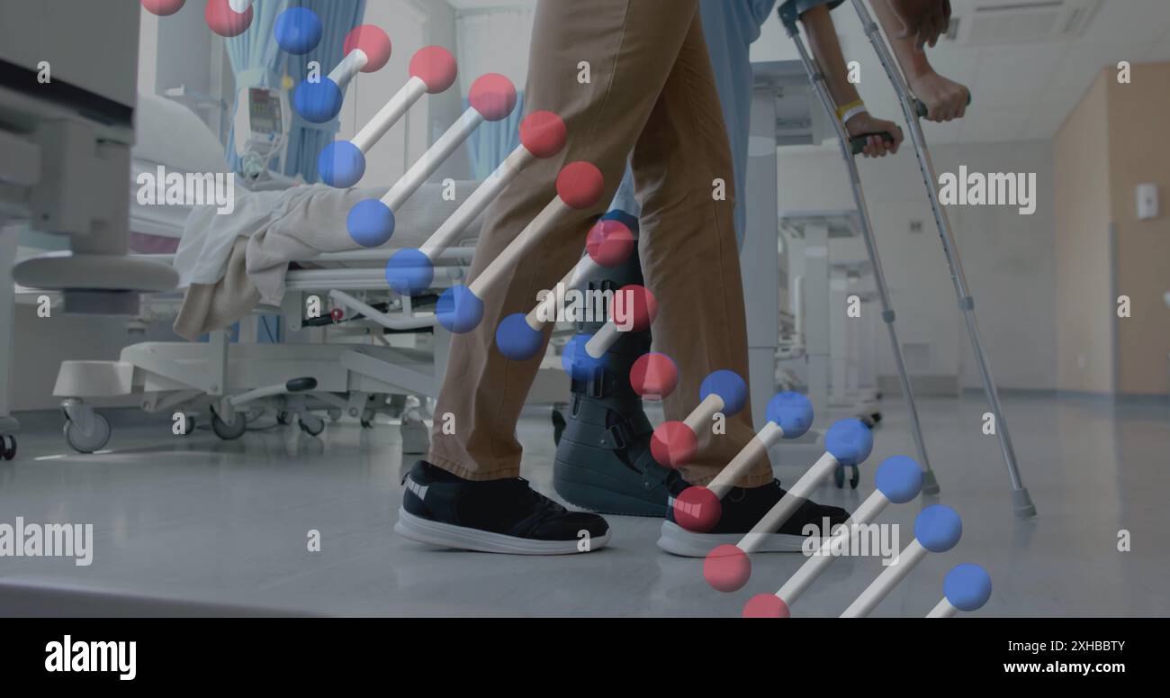 Hospital patient walking hi-res stock photography and images - Alamy