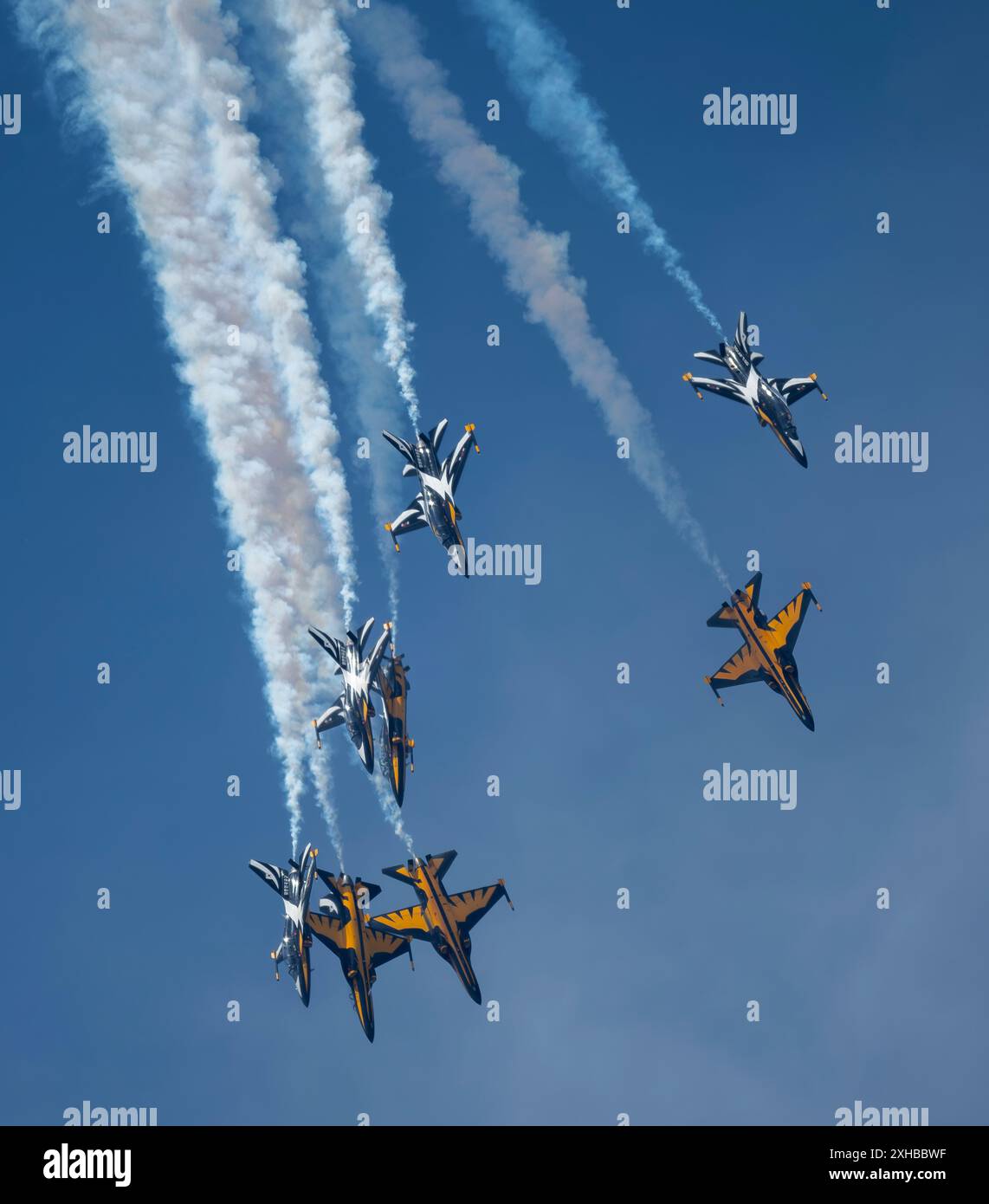 The 53rd Air Demonstration Group, nicknamed the Black Eagles, the ...