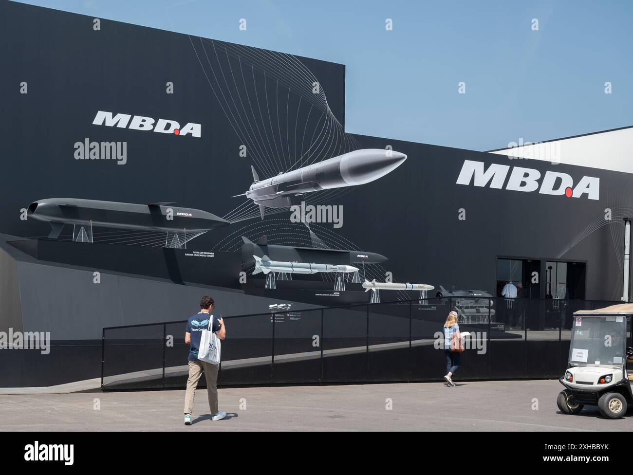 MBDA stand at the Farnborough Airshow, 2022 Stock Photo - Alamy