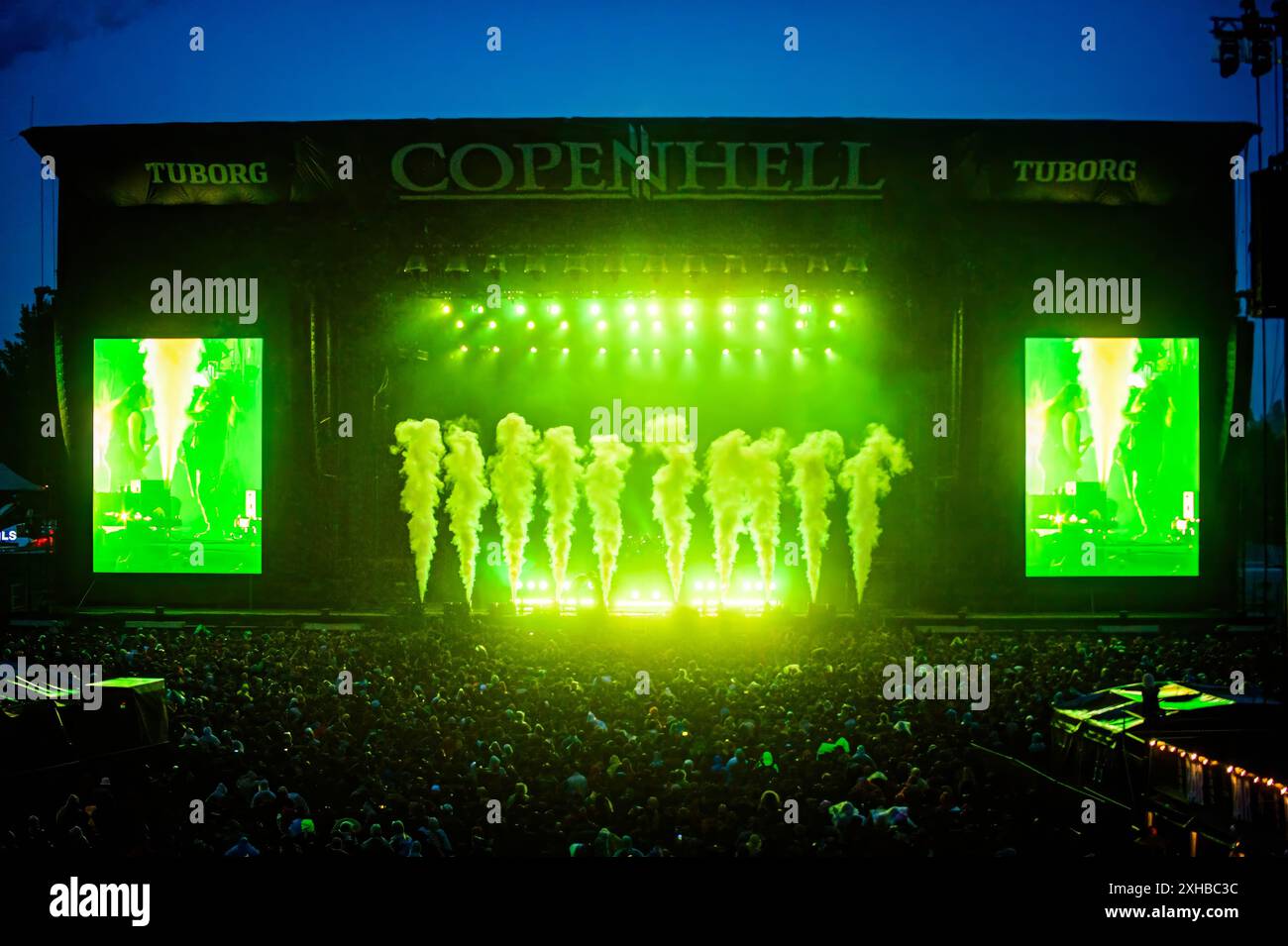 Copenhagen, Denmark. 21st, June 2024. The main stage seen during a live ...