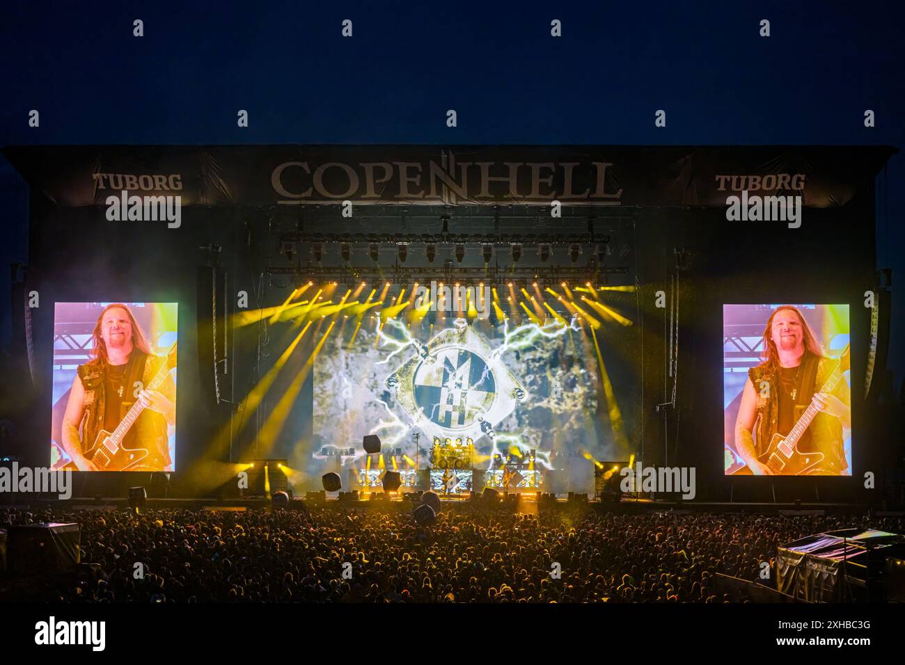 Copenhagen, Denmark. 21st, June 2024. The main stage seen during a live ...