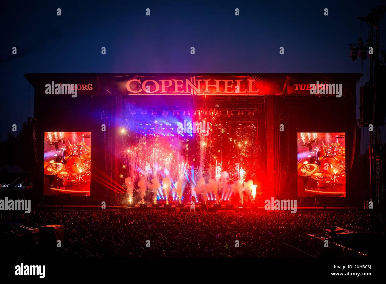 Copenhagen, Denmark. 21st, June 2024. The main stage seen during a live ...