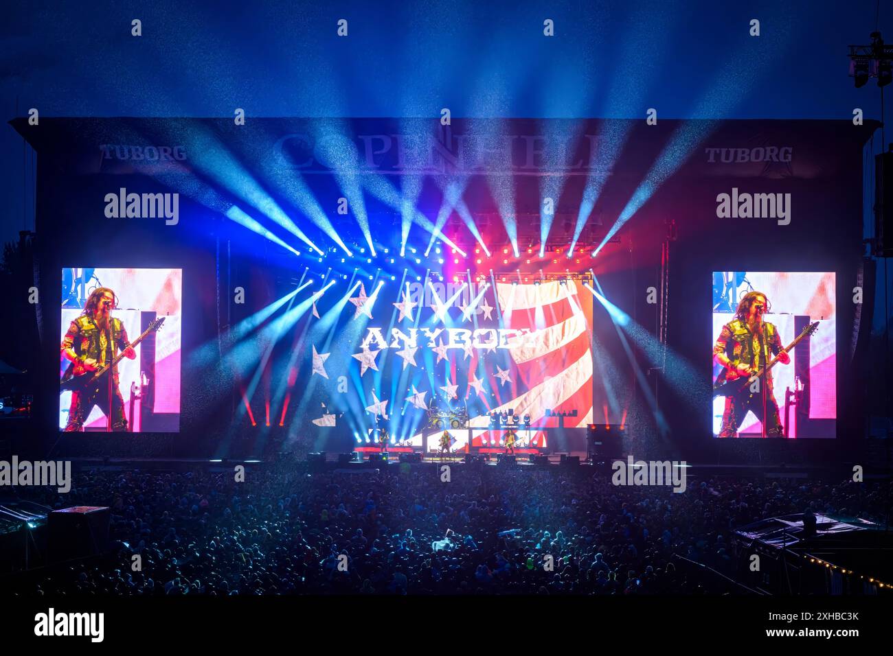 Copenhagen, Denmark. 21st, June 2024. The main stage seen during a live ...