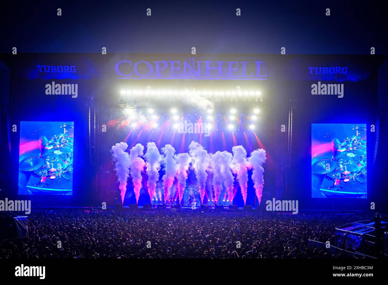 Copenhagen, Denmark. 21st, June 2024. The main stage seen during a live ...