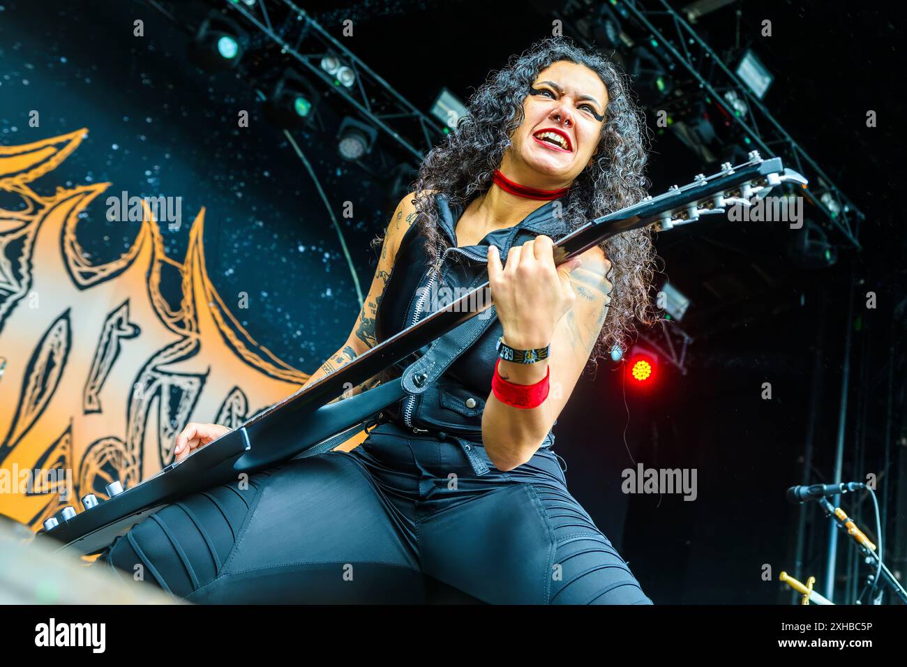 Copenhagen, Denmark. 22nd, June 2024. The Brazilian death metal band ...