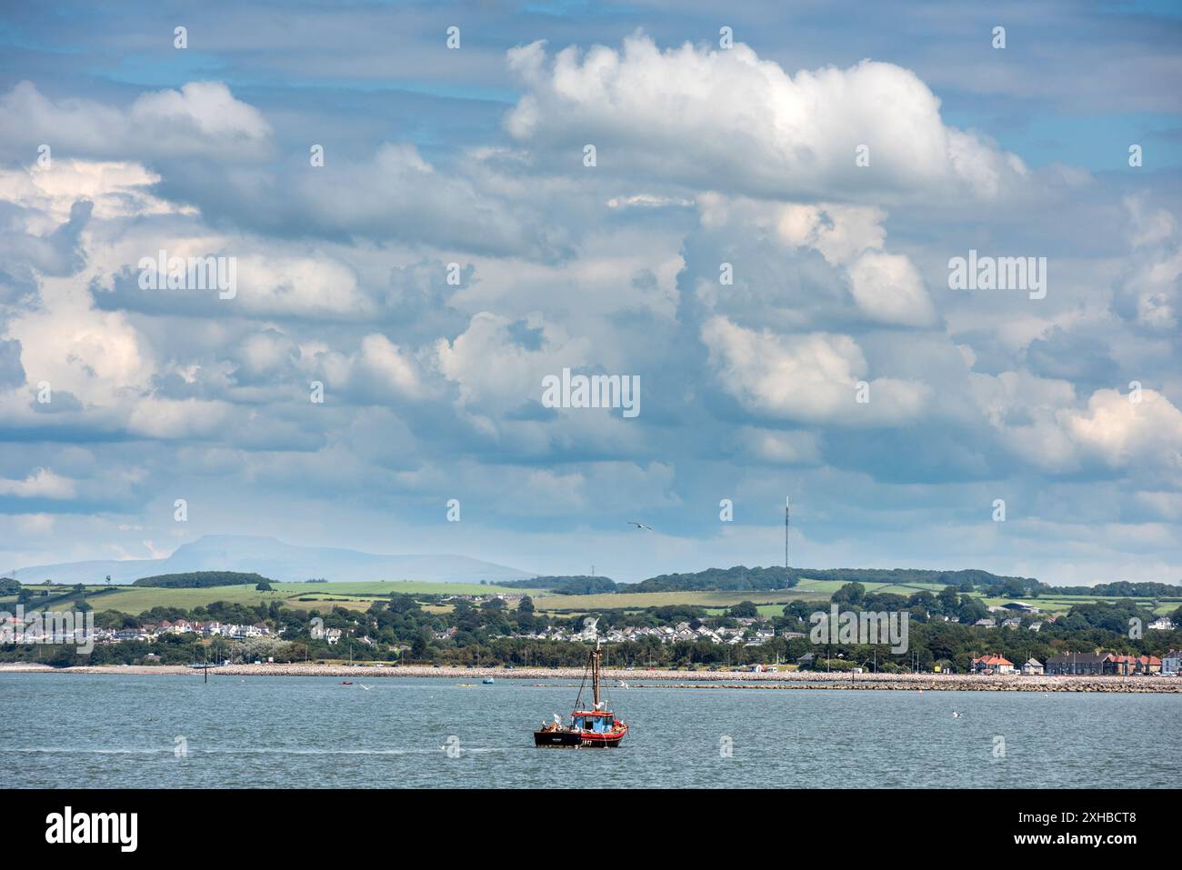 Morecambe, July 8th 2024: The view across Morecambe Bay Stock Photo - Alamy