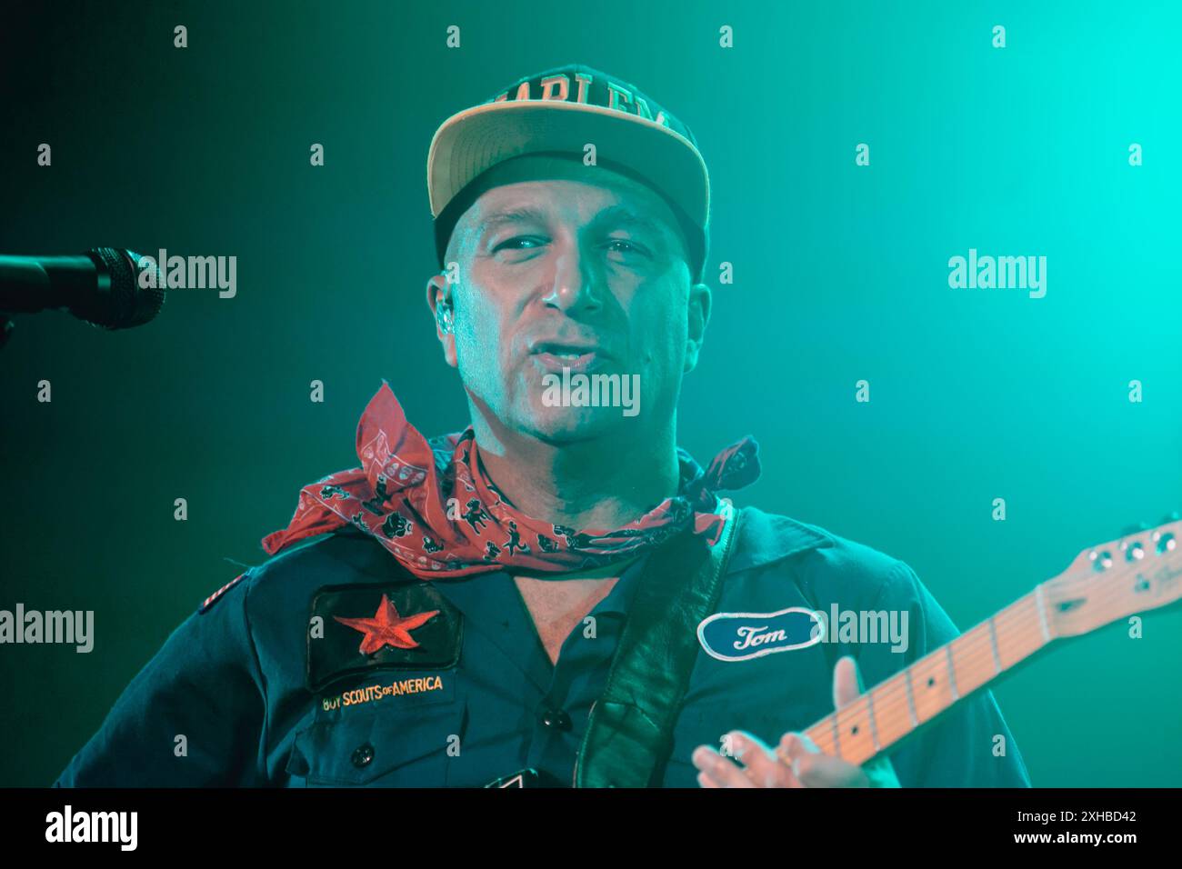 Tom Morello performs live in Turin with his son Stock Photo - Alamy