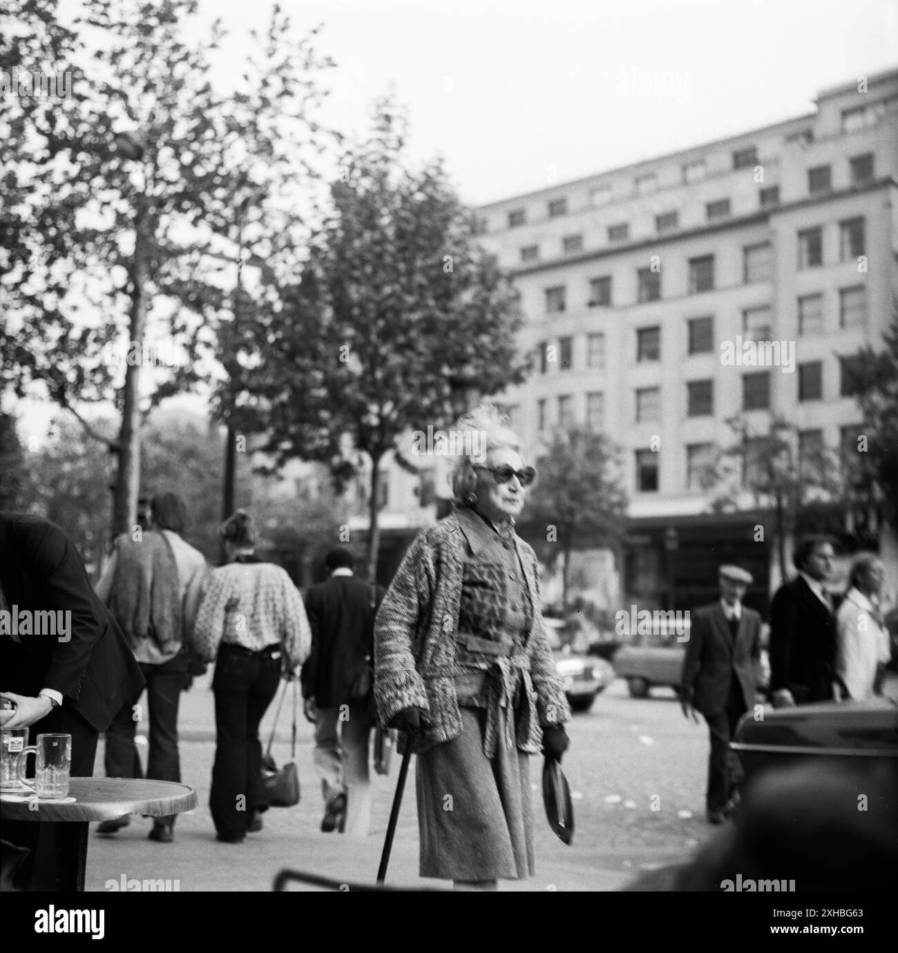 Passers by outside Black and White Stock Photos & Images - Alamy