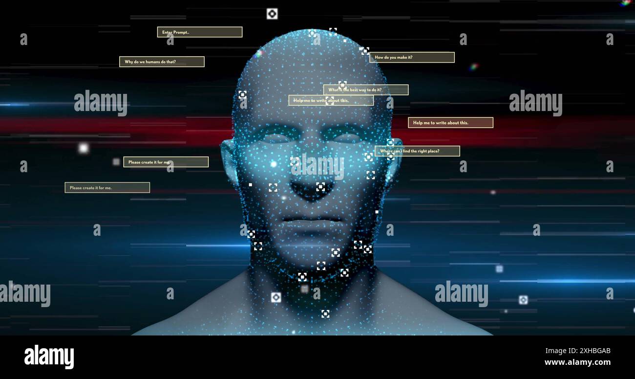 Digital transformation concept futuristic human hi-res stock photography and images - Alamy