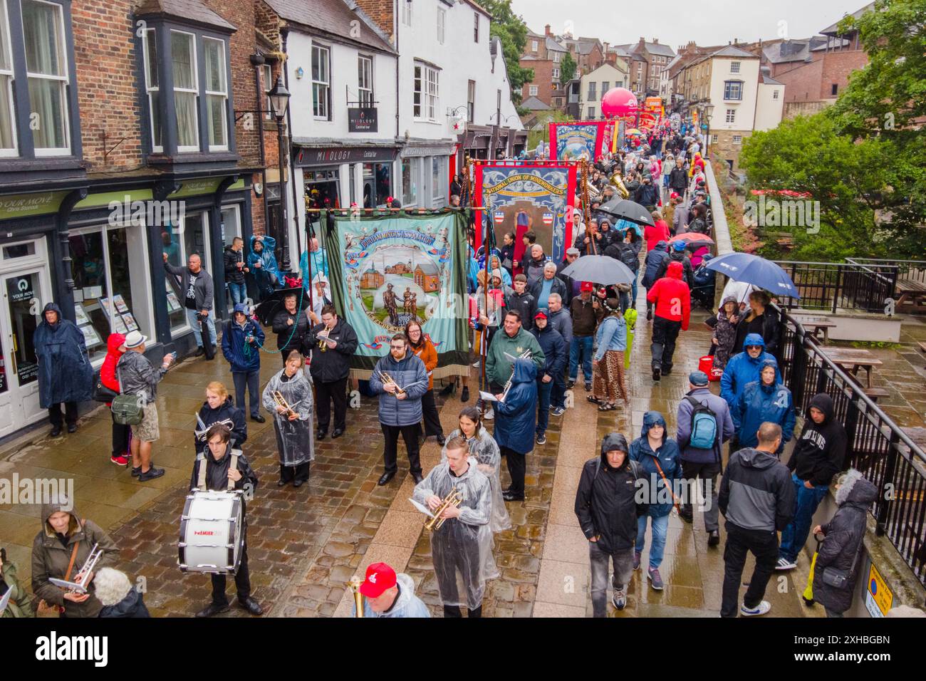 Durham, UK. 13 JUL, 2024. Trade unions gather as thousands of people ...