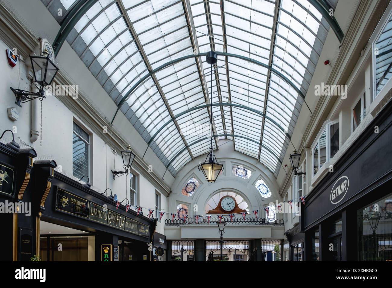 Bournemouth Arcade, also known as Gervis Arcade, a Victorian shopping ...