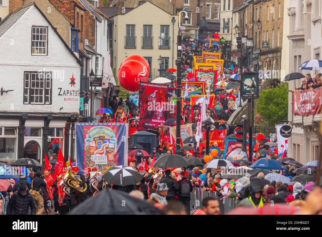 Durham miners' gala 2024 hi-res stock photography and images - Alamy