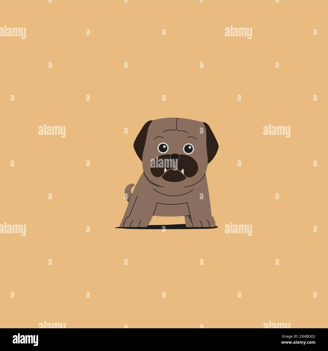 A Cute Baby Pit Bull Dog Vector art Stock Vector Image & Art - Alamy