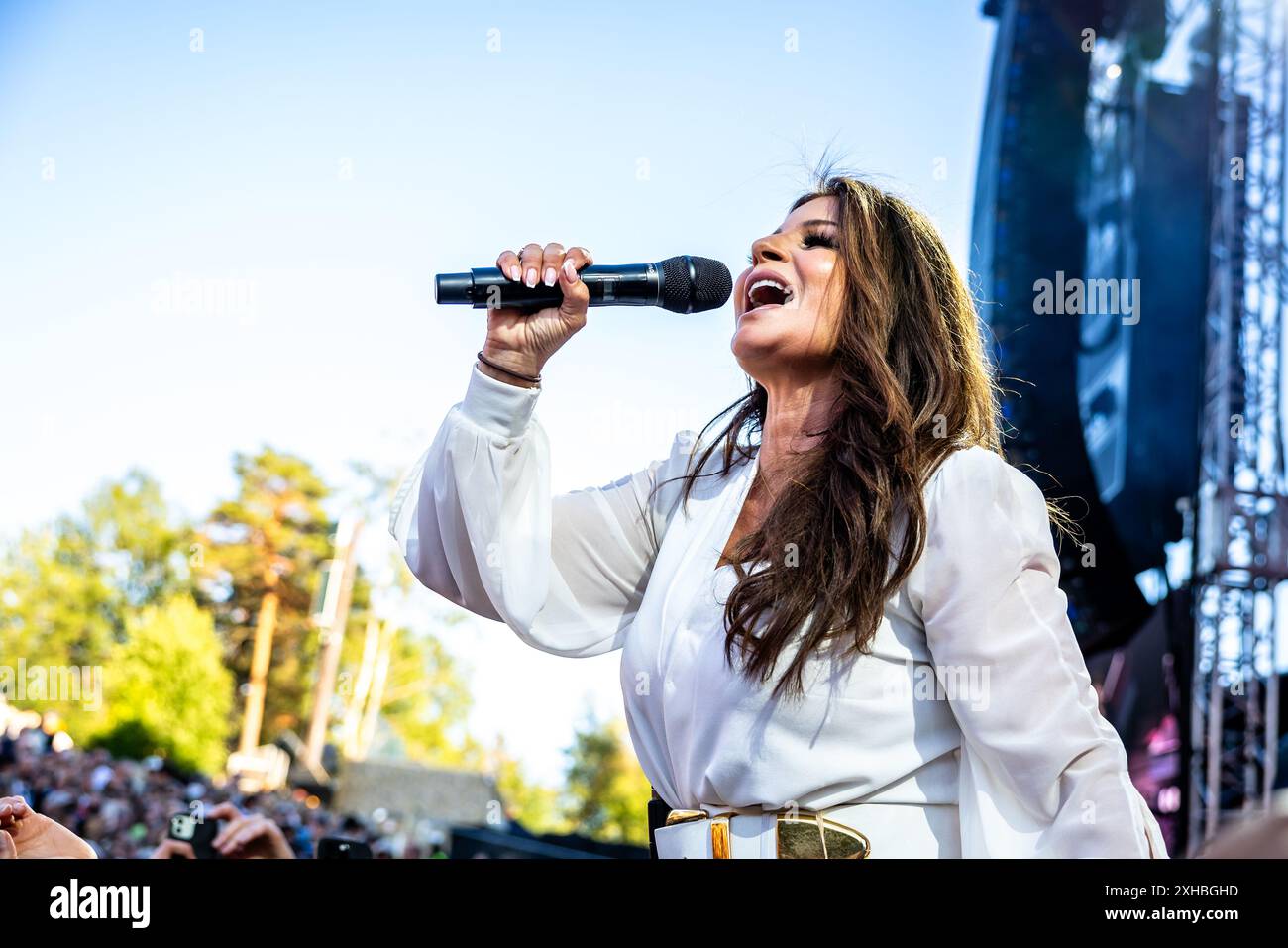 Oslo, Norway. 21st, June 2024. The Swedish singer Carola performs a live concert at Oslo ...