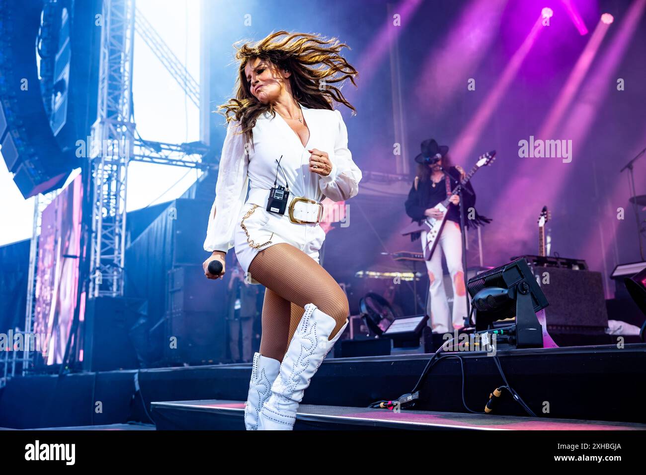 Oslo, Norway. 21st, June 2024. The Swedish singer Carola performs a ...