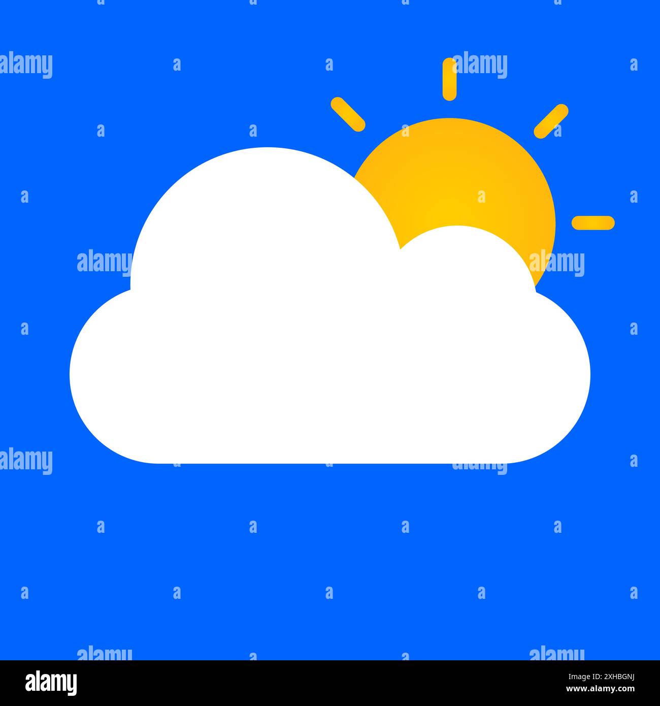 Weather forecast sun cloud hi-res stock photography and images - Alamy