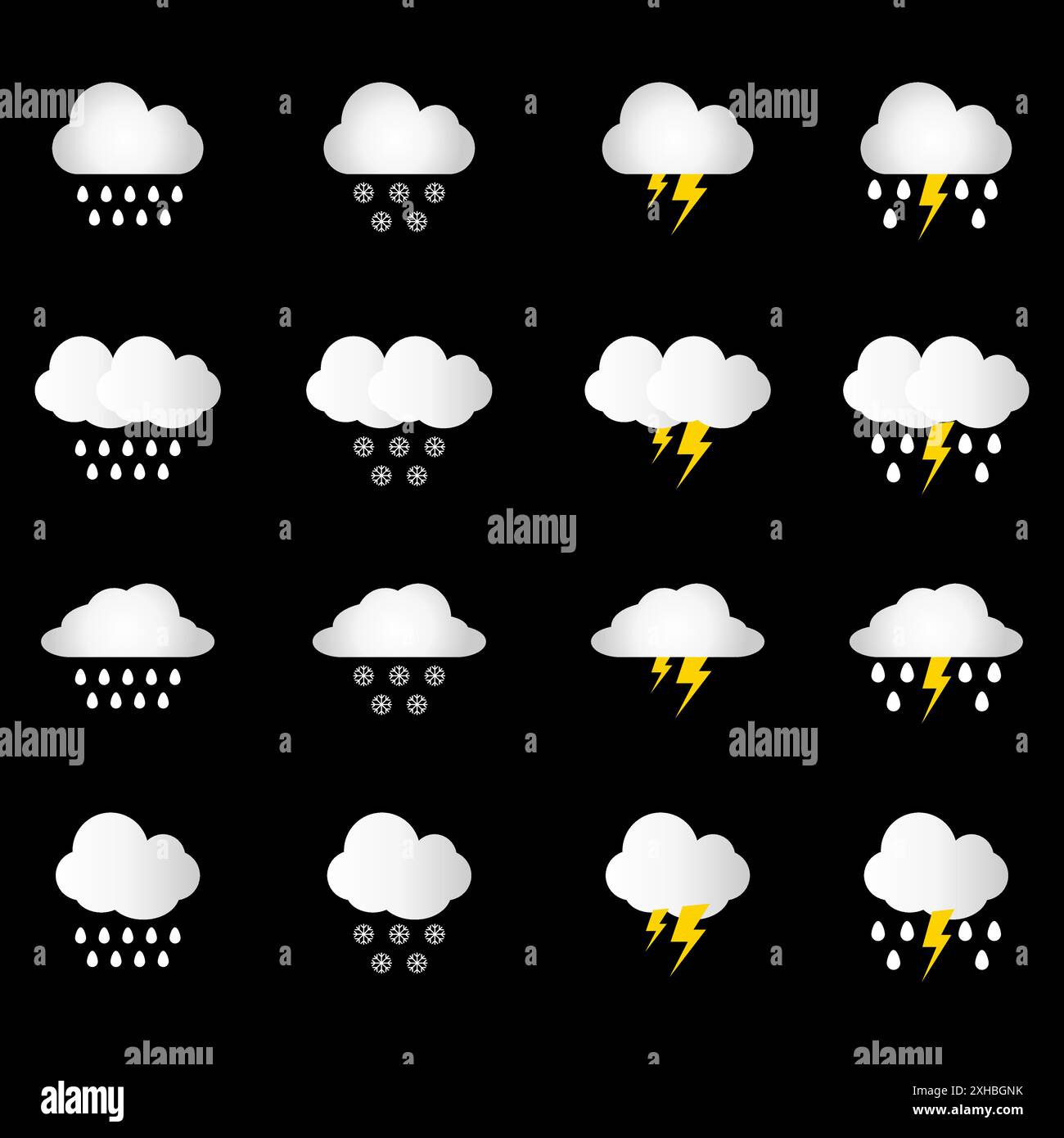 Weather icons bad hi-res stock photography and images - Alamy