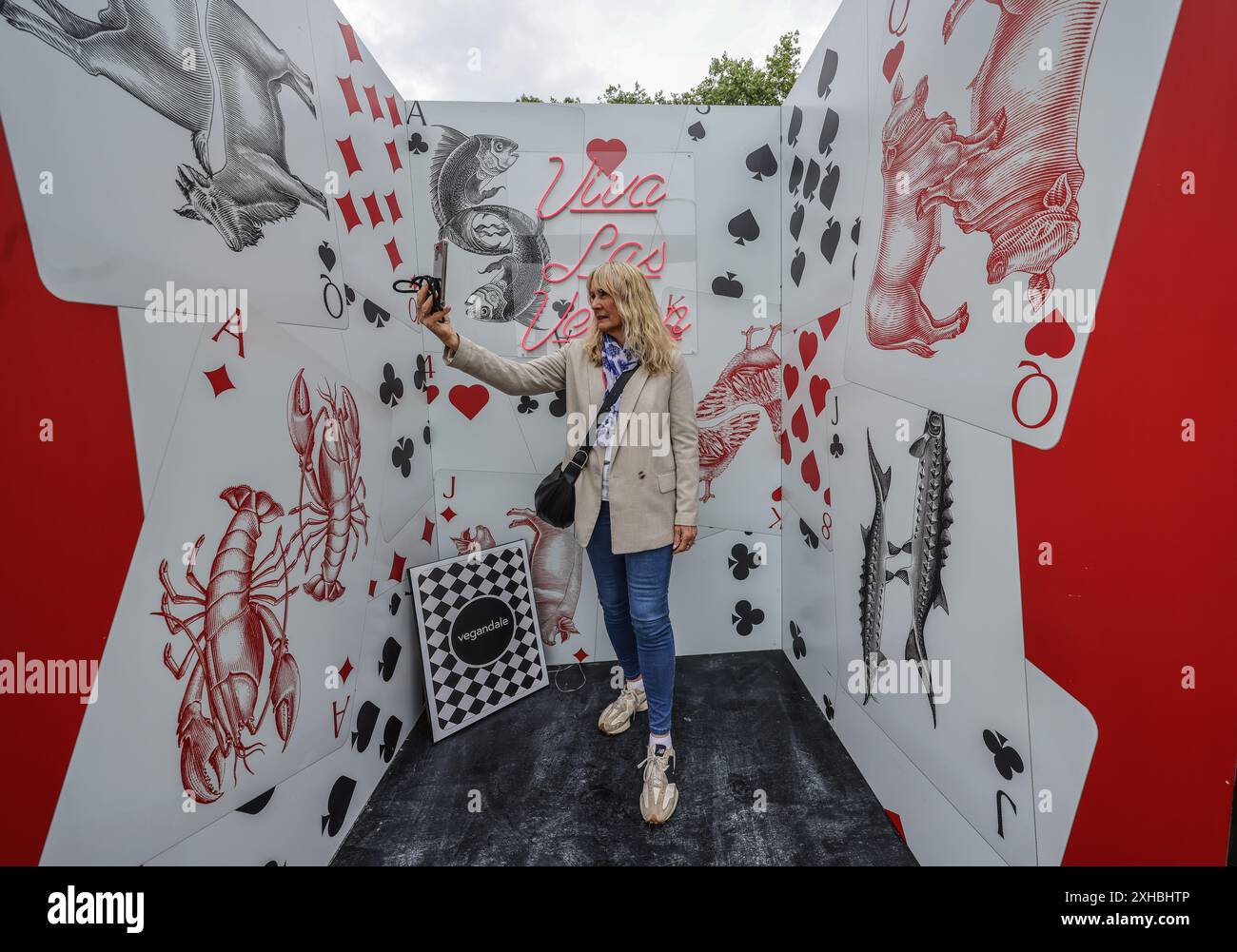 Clapham Common ,London UK 13 July 2024 Vegandale experience debut in ...